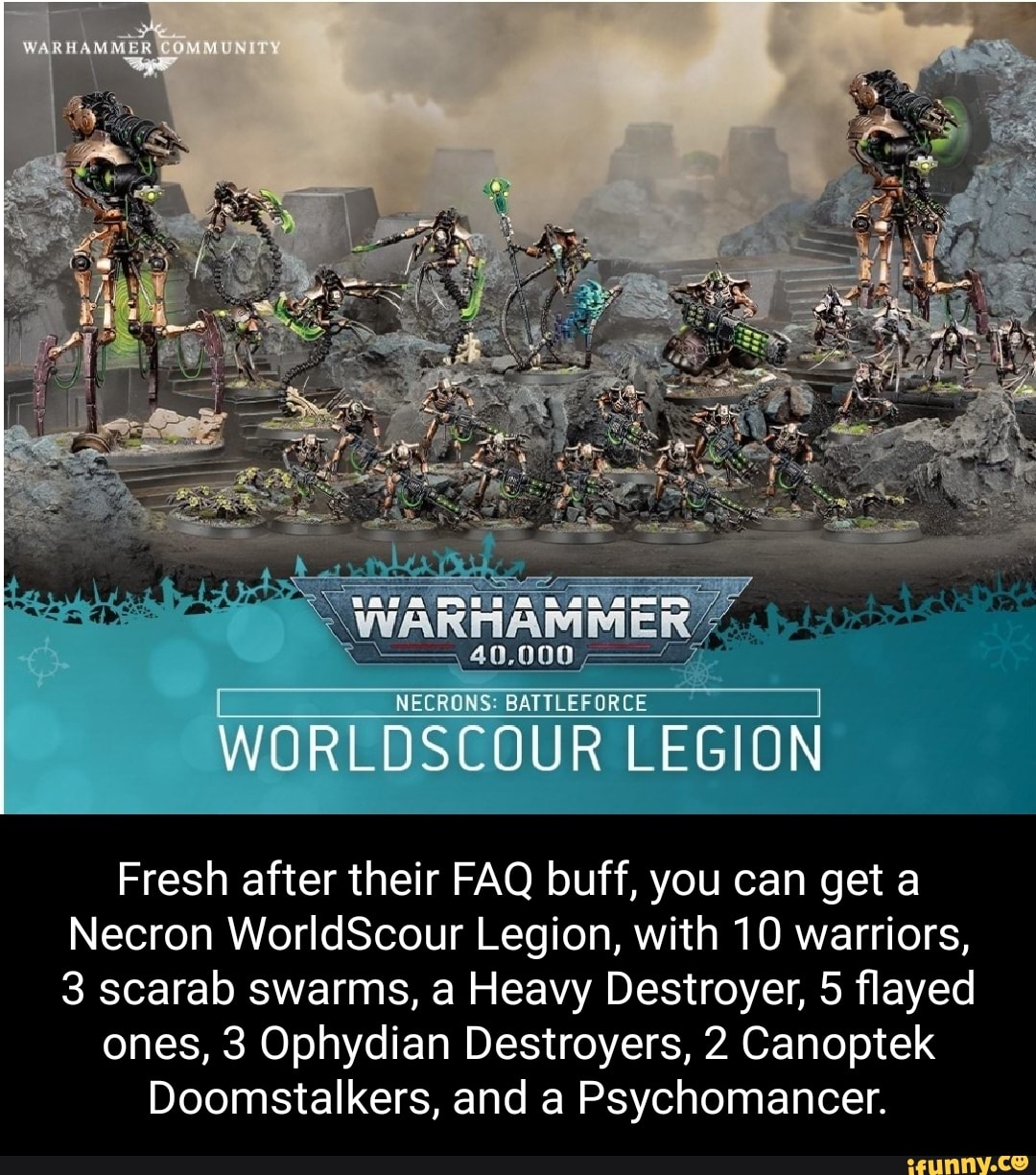 WARH AMS Wis NECRONS: BATTLEFORCE ] Fresh after their FAQ buff, you can ...
