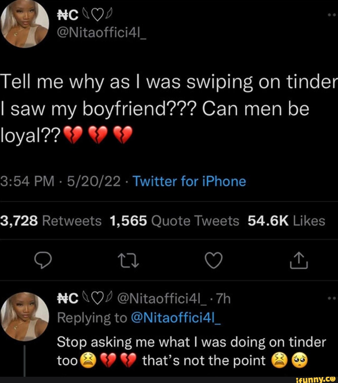 SA NCO! @Nitaoffici4I_ Tell me why as I was swiping on tinder I saw my ...