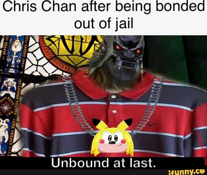 Chris Chan after being out of jail Unbound at at last. - iFunny