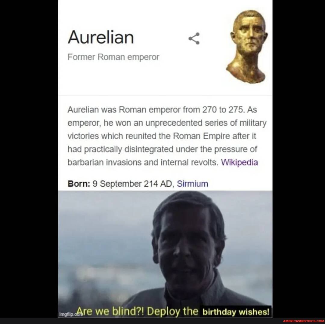 Aurelian Former Roman emperor Aurelian was Roman emperor from 270 to ...