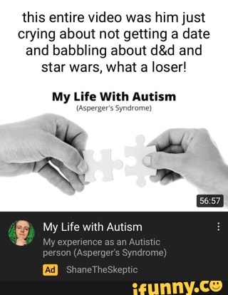 This entire video was him just crying about not getting a date and ...