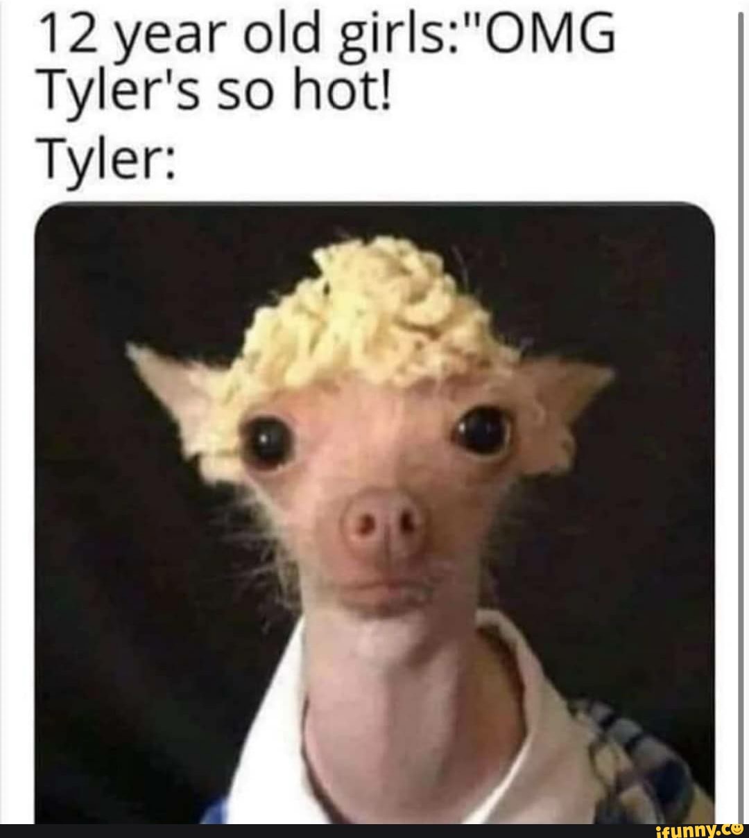 Zomg tyler is so cute - 12 year old Tyler's so hot! Tyler: - iFunny