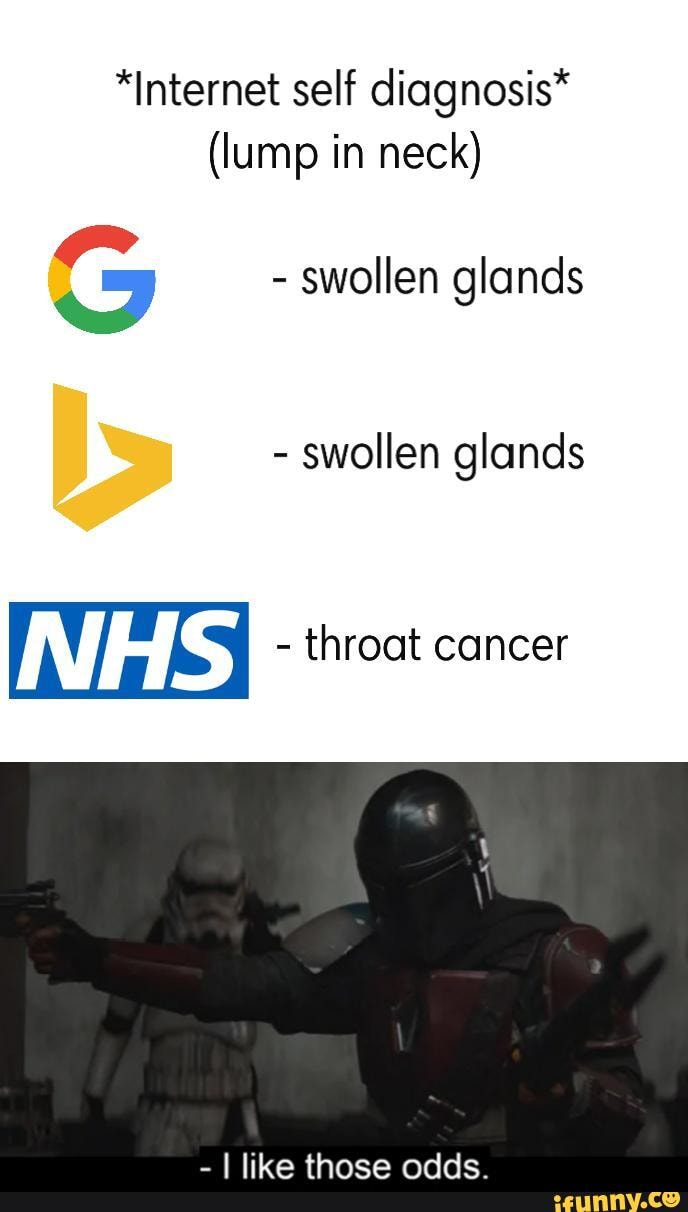 *Internet self diagnosis* (lump in neck) swollen glands swollen glands ...