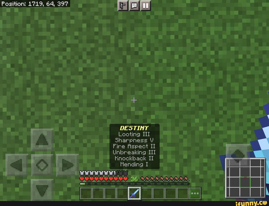 Position: 1713, 64, 397 = BESTINT Looting III Sharpness Fire Aspect II ...