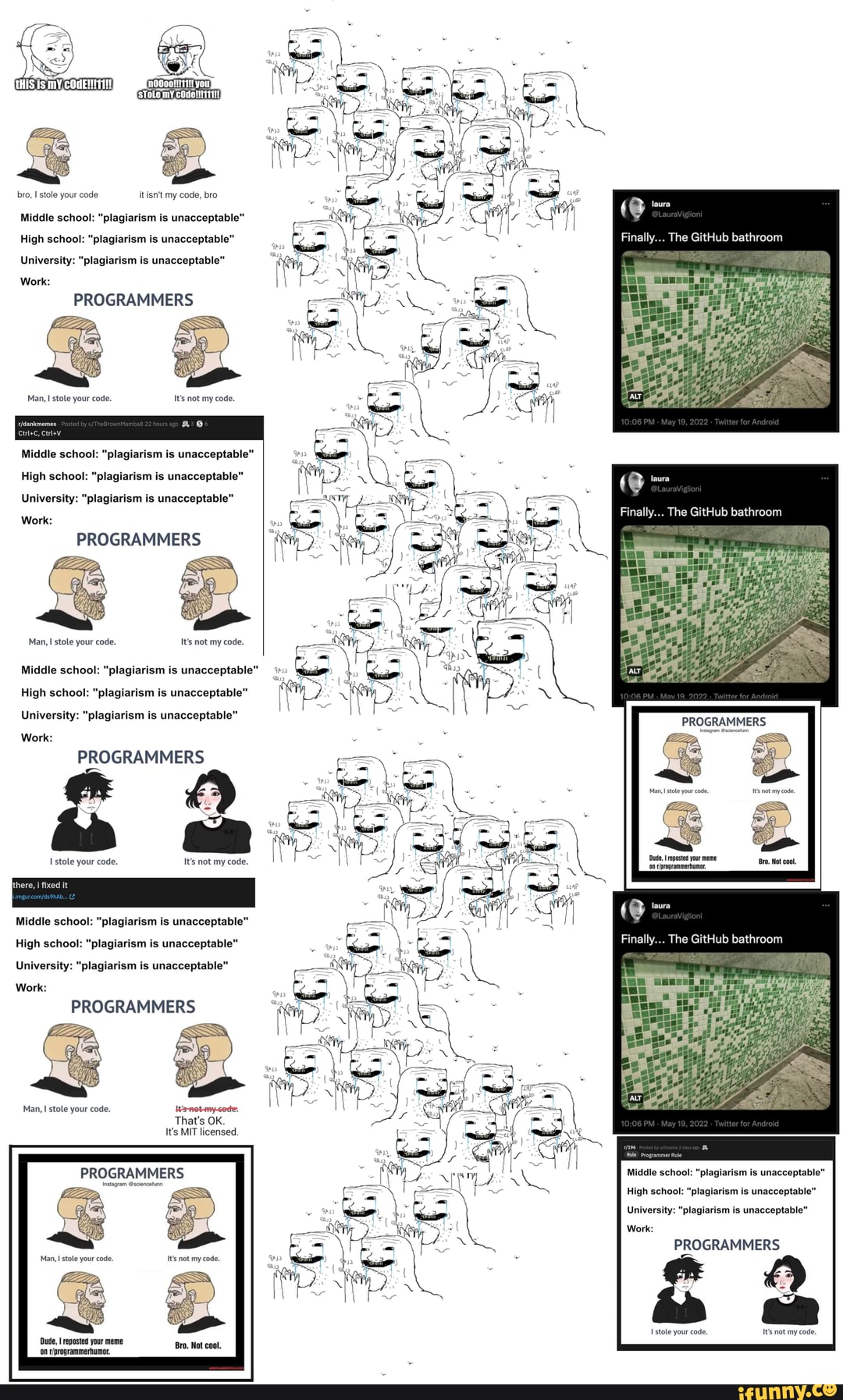 My sTole Finally... The GitHub bathroom bro, stole your code Itisnt my ...