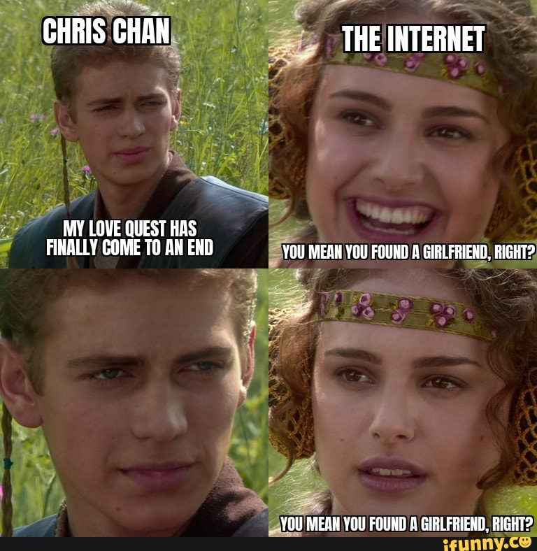 CHRIS CHAN THE INTERNET MY LOVE QUEST HAS FINALLY COME TO AN END YOU ...