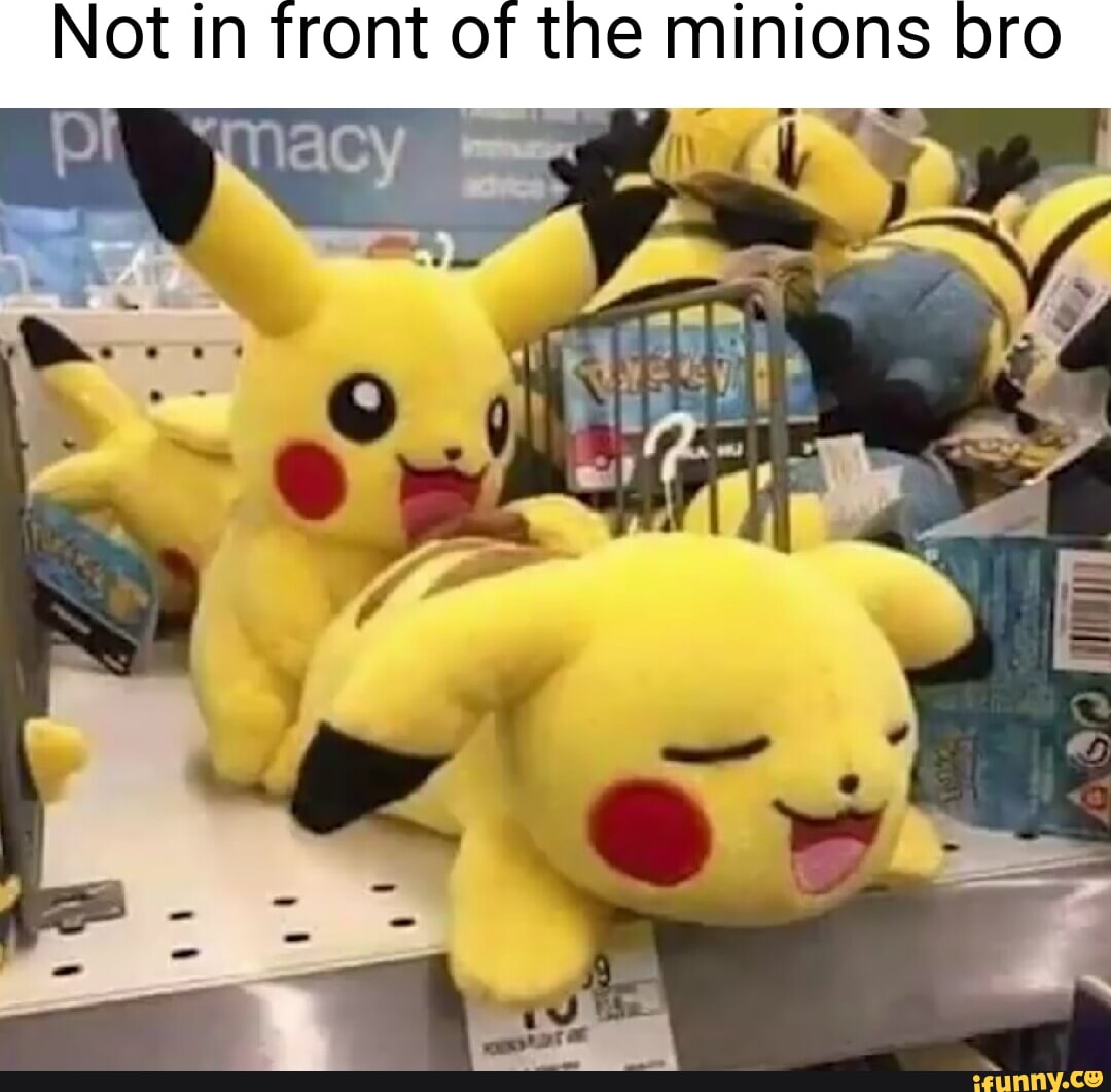 Not in front of the minions bro I I - iFunny