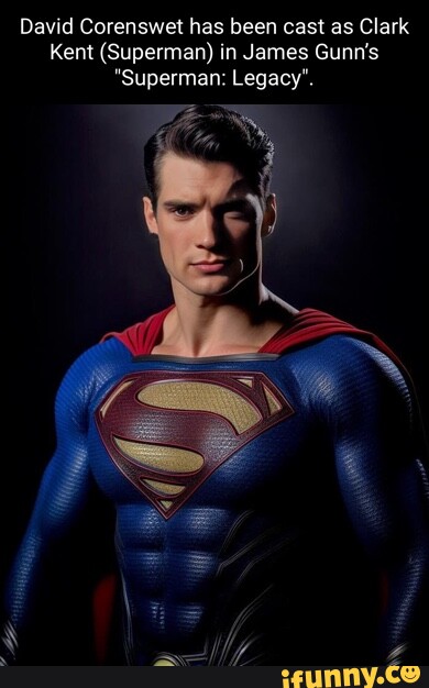David Corenswet has been cast as Clark Kent (Superman) in James Gunn's ...
