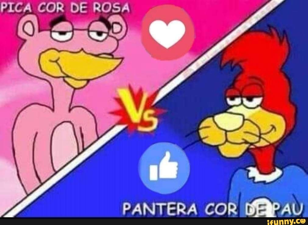 PICA COR DE ROSA um PANTERA COR PAU - iFunny Brazil