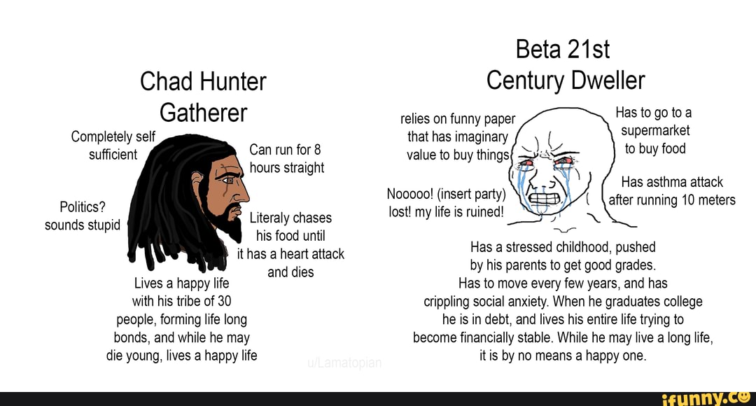 Chad Hunter Gatherer Completely self sufficient Can run for 8 hours ...