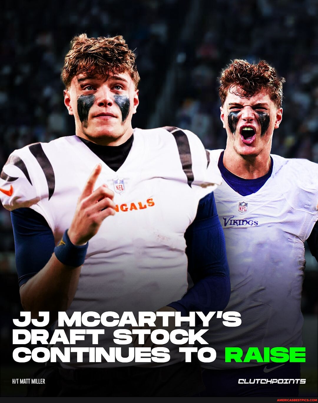 JJ McCarthy continues to impress NFL scouts and they say that he “would ...