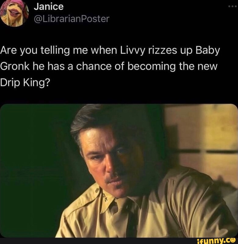 Janice Are you telling me when Livvy rizzes up Baby Gronk he has a ...