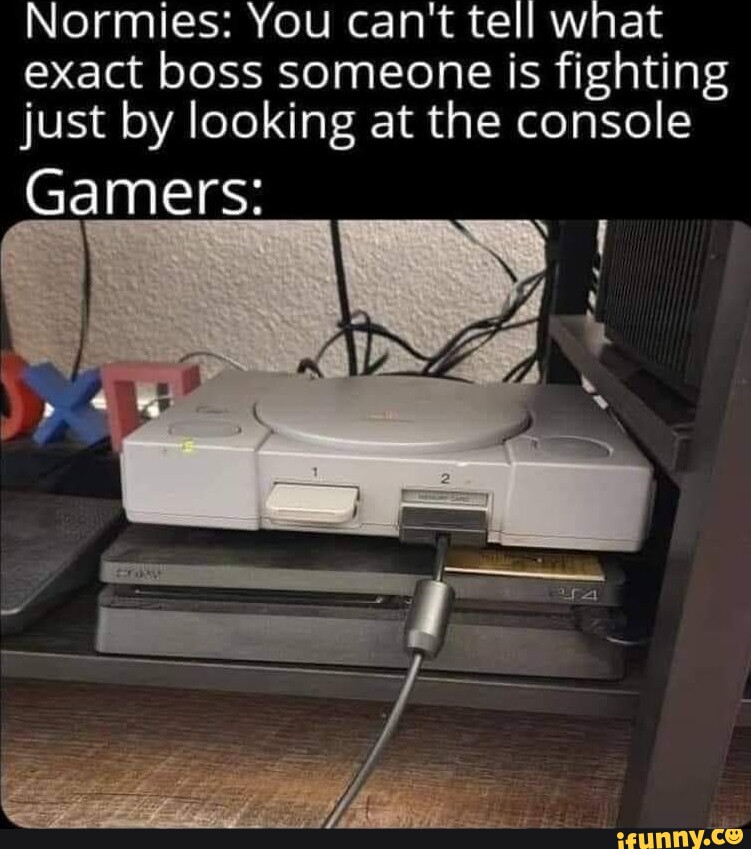 Normies: You can't tell what exact boss someone is fighting just by ...