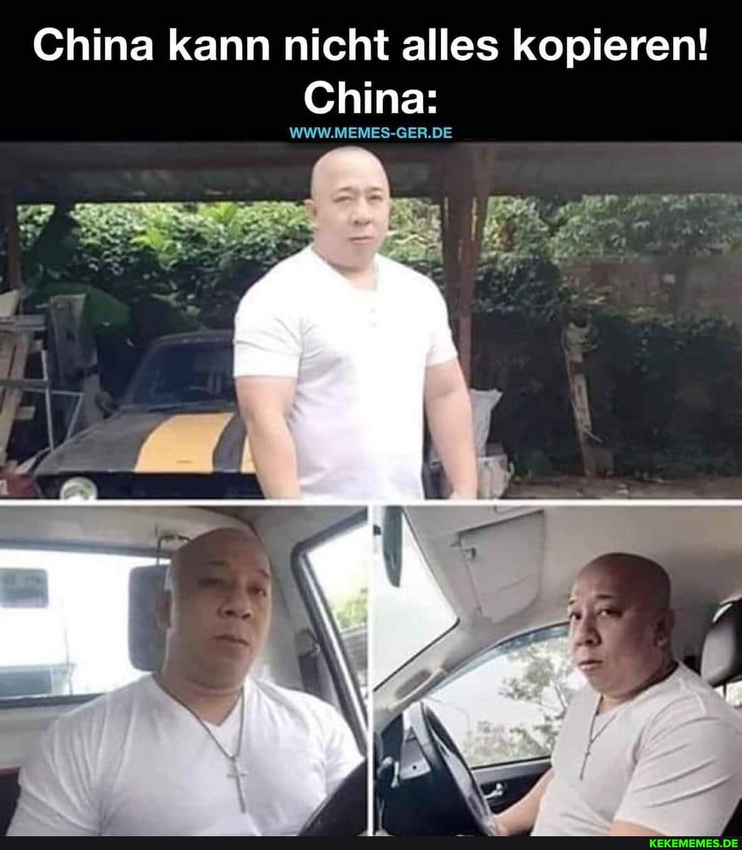 China kann nicht alles kopieren! China: WWW.MEMES-GER.DE - Keke