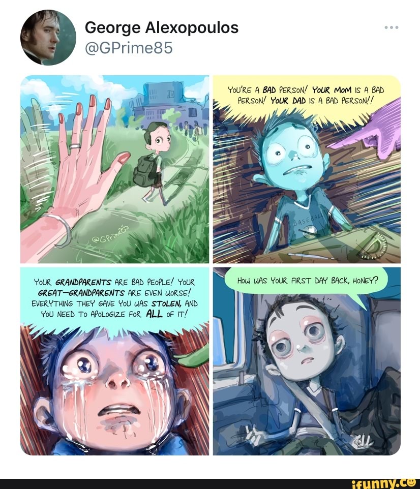 George Alexopoulos @GPrime85 You'Re A BAD PERSON/ YOUR MoM Is A BAD ...