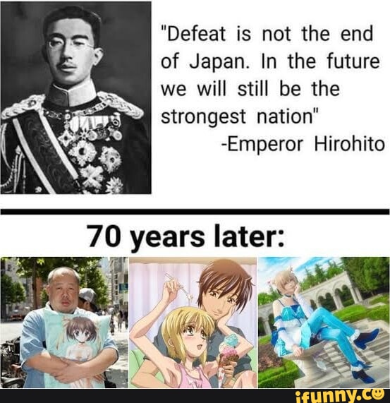 "Defeat is not the end of Japan. In the future we will still be the ...