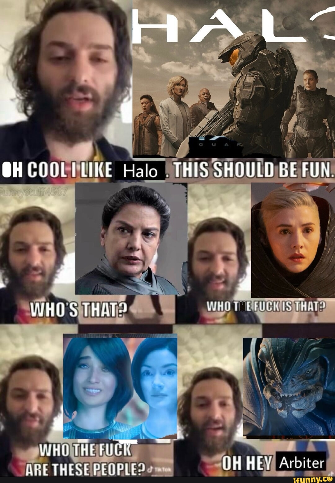 HA OH COOLTLIME Halo THIS SHOULD BE FUN. THESE PEURLES QH HEY Arbiter ...