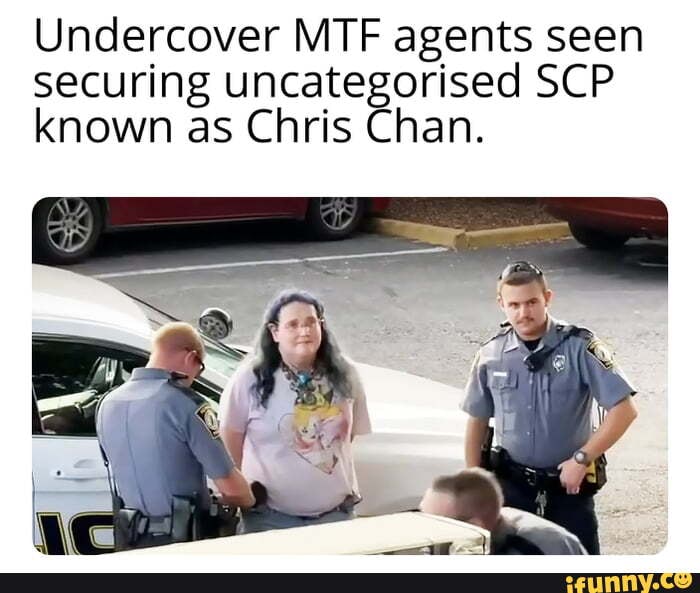Undercover MTF agents seen securing uncategorised SCP known as Chris ...