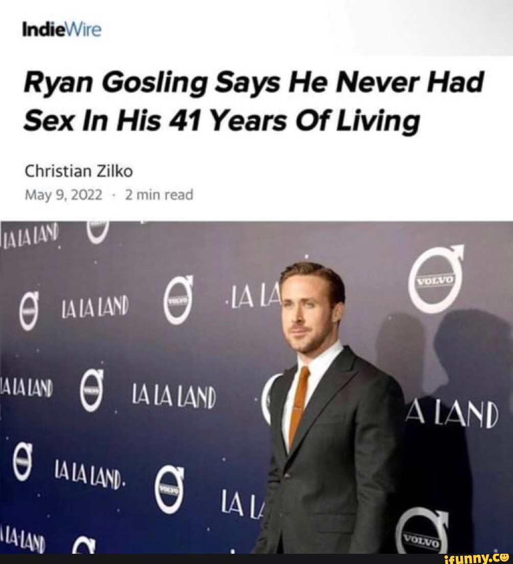 Ryan Gosling Says He Never Had Sex In His 41 Years Of Living Wire
