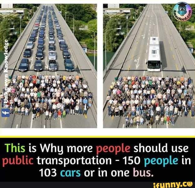 Knowiedge This is Why more people should use public transportation ...