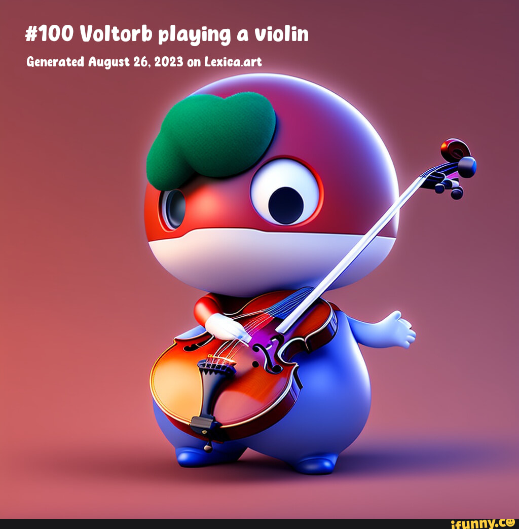 #100 Voltorb playing a violin Generated August 26, 2023 on Lexica.art ...