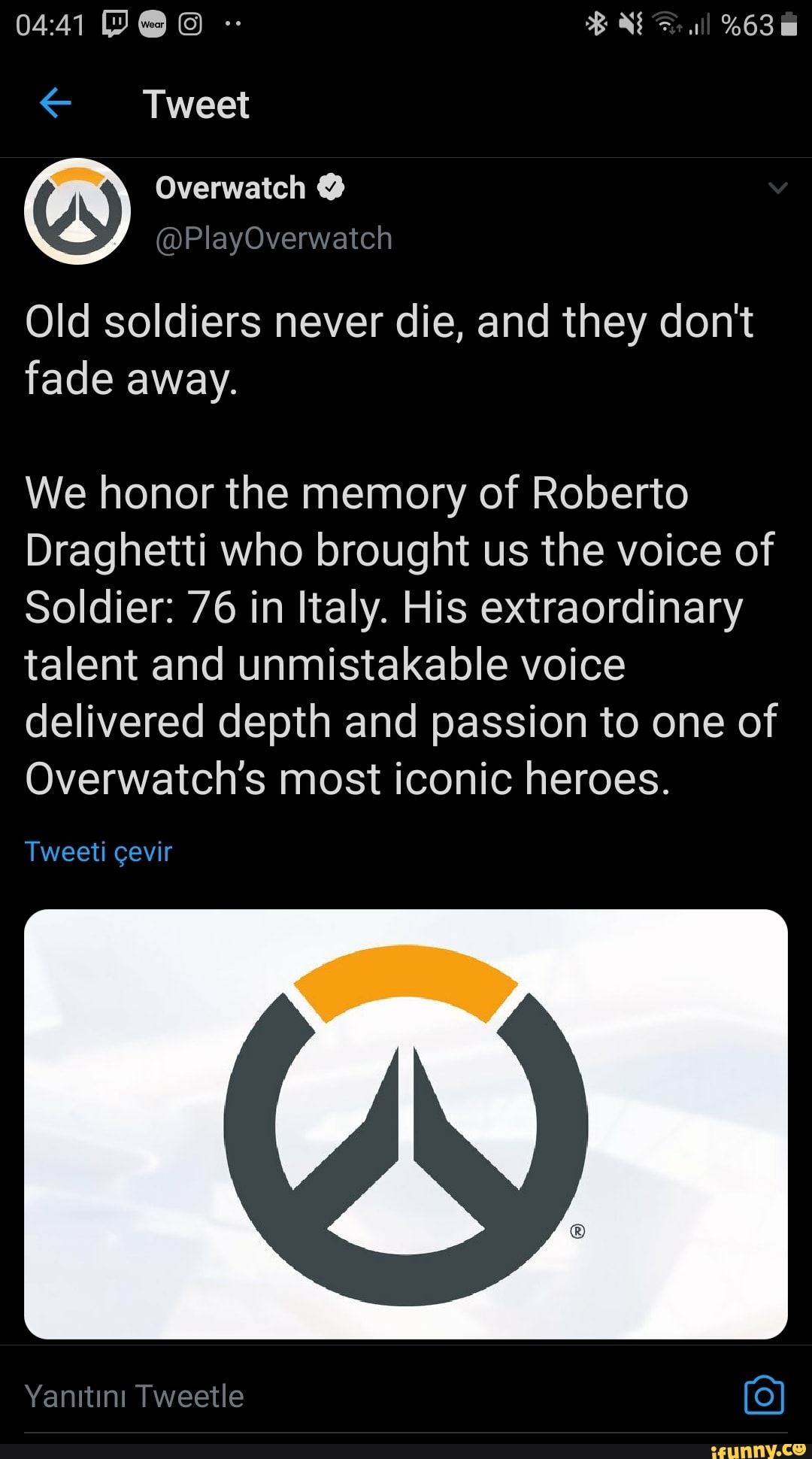 Tweet Old soldiers never die, and they dont fade away. We honor the ...