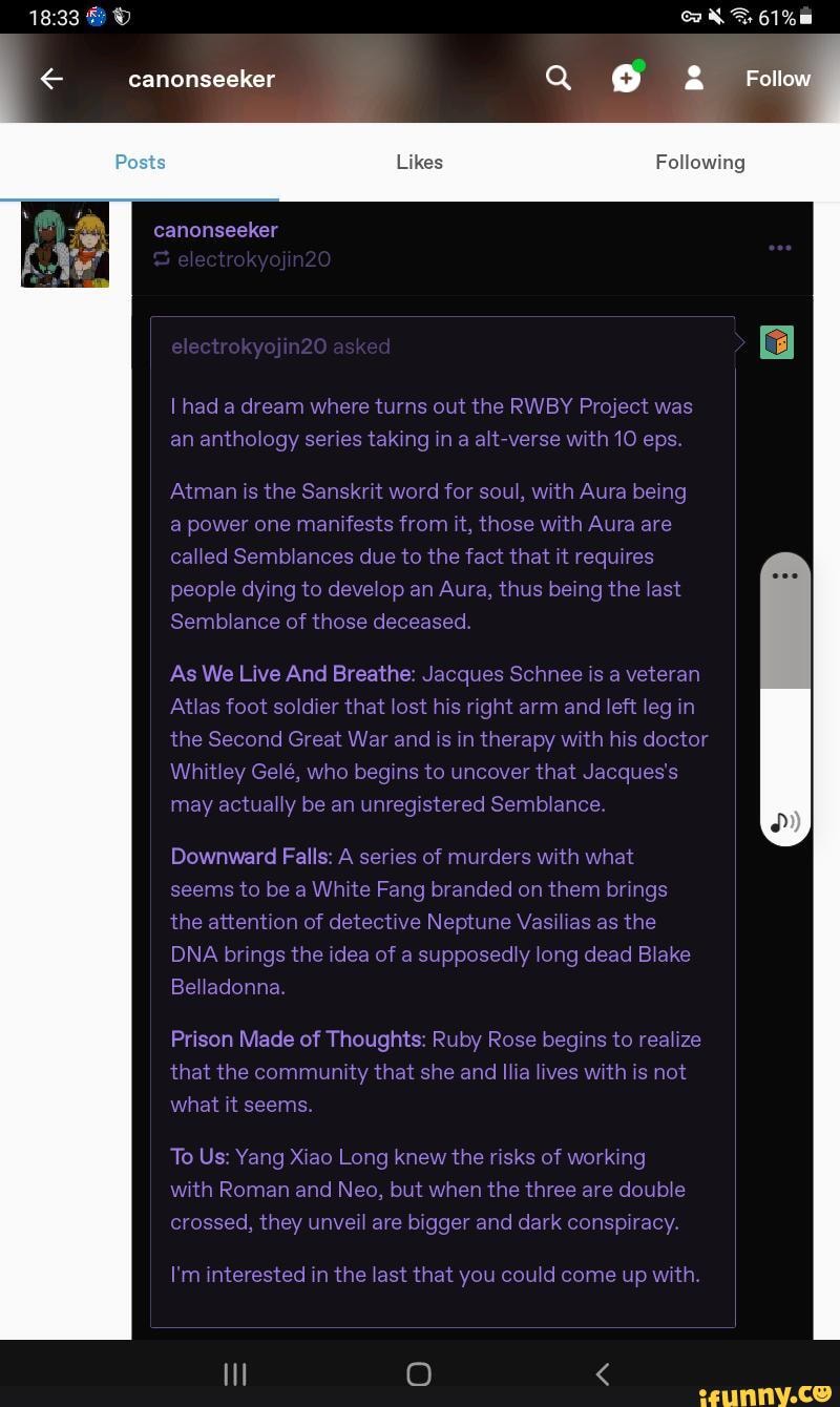 Rwby Semblance Ideas