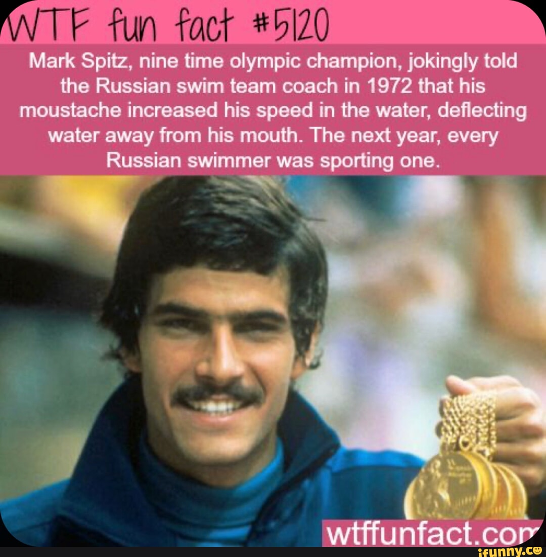 ANTE fun fact #5120 Mark Spitz, nine time olympic champion, jokingly ...