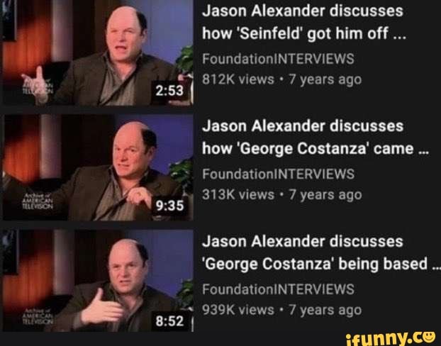 Jason Alexander discusses how 'Seinfeld' got him off ...