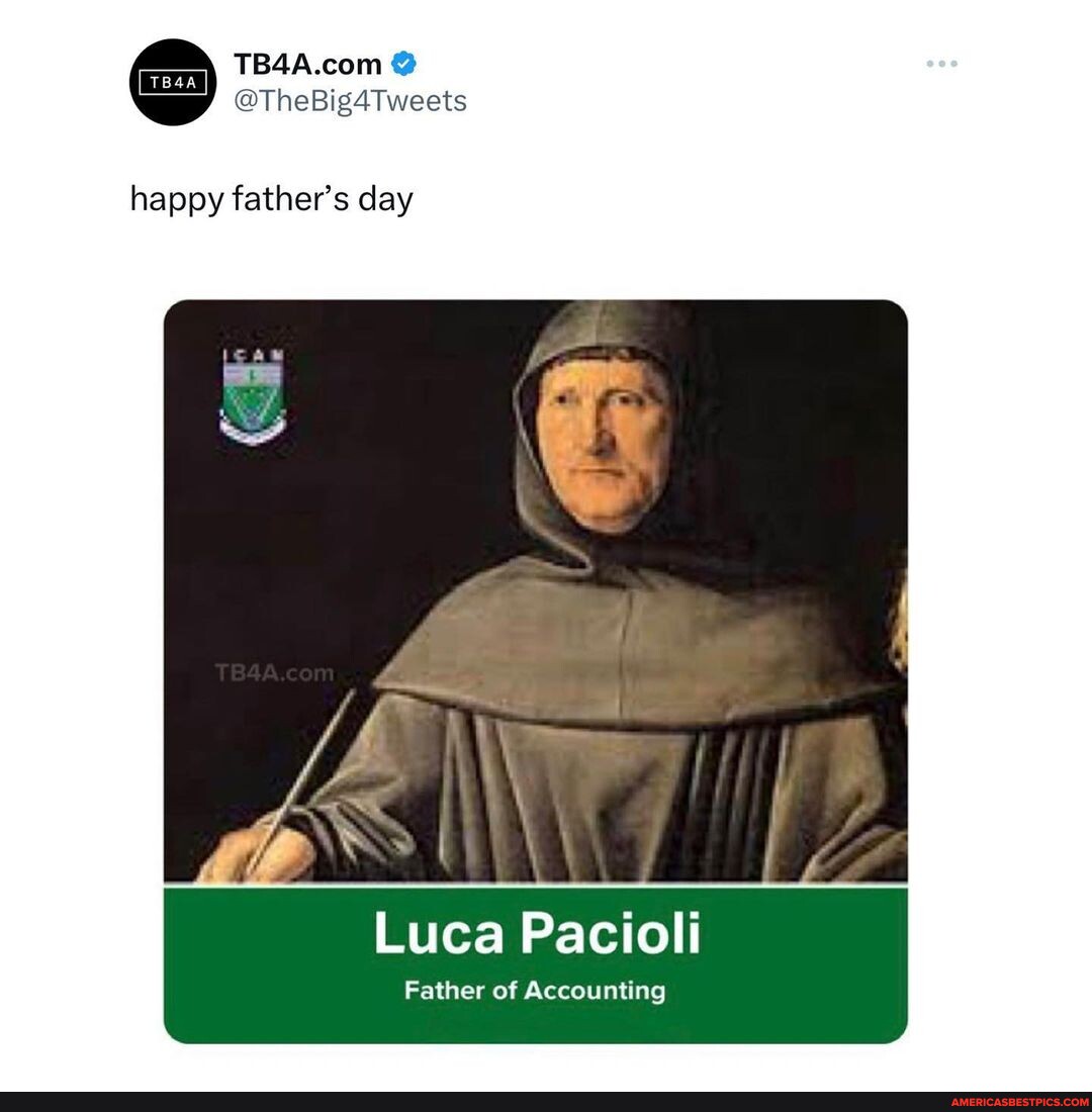 @excelhumor.xlsx - happy father's day I Luca Pacioli Father of ...