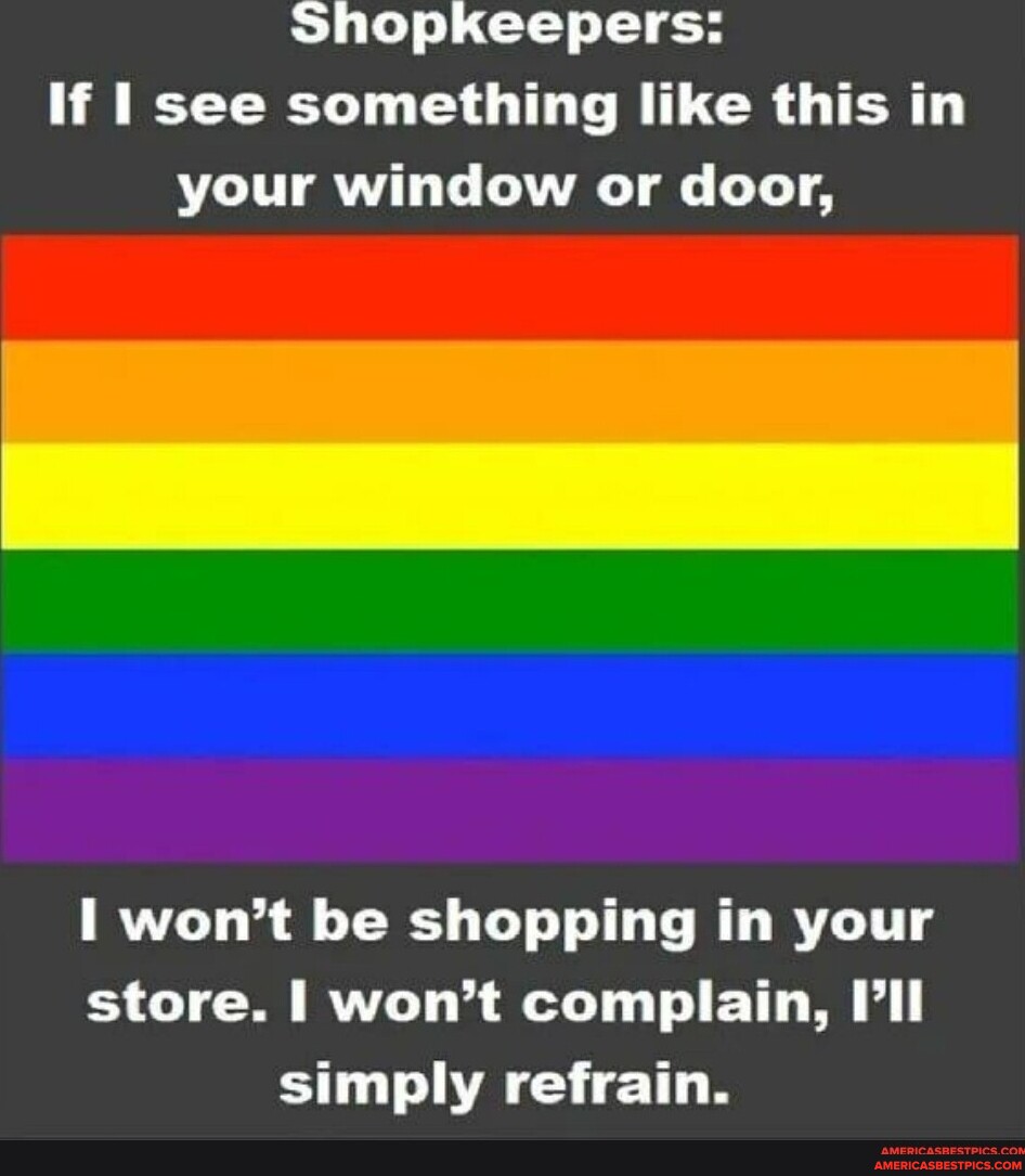 Shopkeepers: If I see something like this in your window or door, I won ...