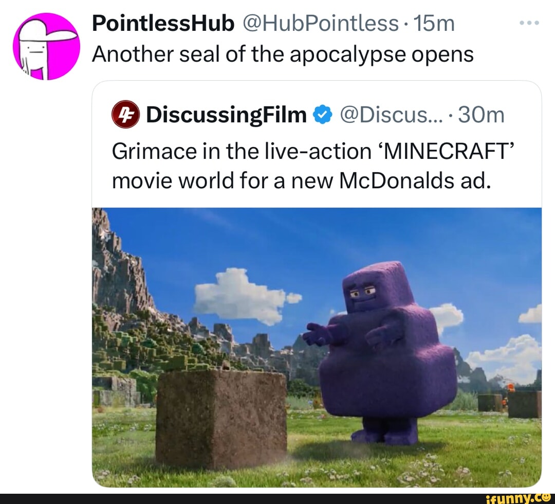 PointlessHub @HubPointless Another seal of the apocalypse opens ...