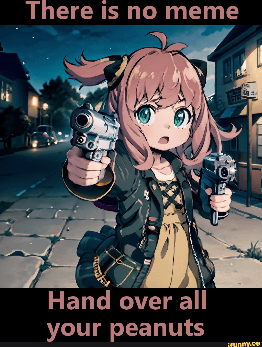 There is no meme AN Hand over all your peanuts - iFunny