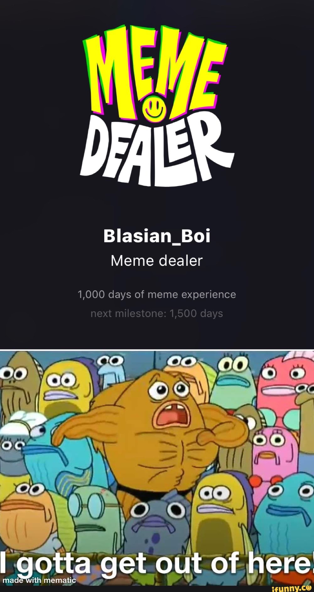 Blasian_Bol Meme dealer 1,000 days of meme experience next milestone ...