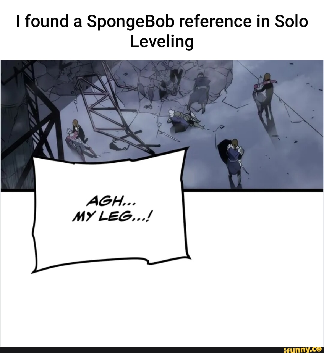 I found a SpongeBob reference in Solo Leveling LEG.../ - iFunny