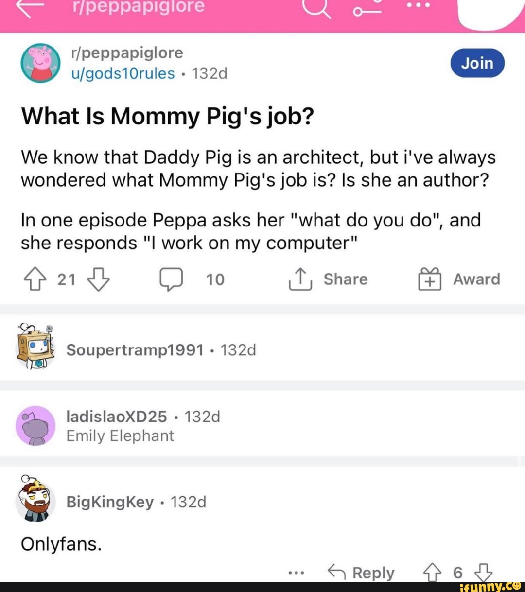 Rpeppapigiore - 132d What Is Mommy Pig's job? We know that Daddy Pig is ...