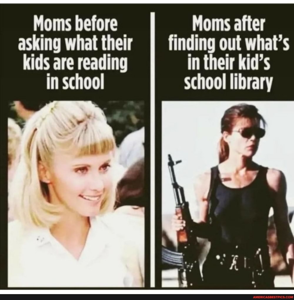 Moms before Moms after asking what their finding out what's kids are ...