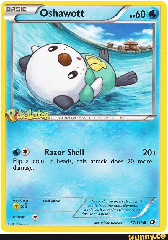 Oshawott memes. Best Collection of funny Oshawott pictures on iFunny