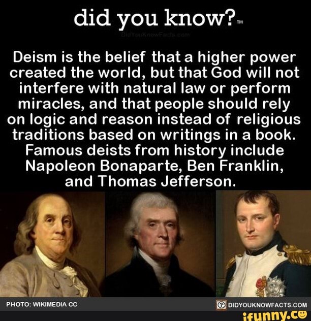 Deism memes. Best Collection of funny Deism pictures on iFunny