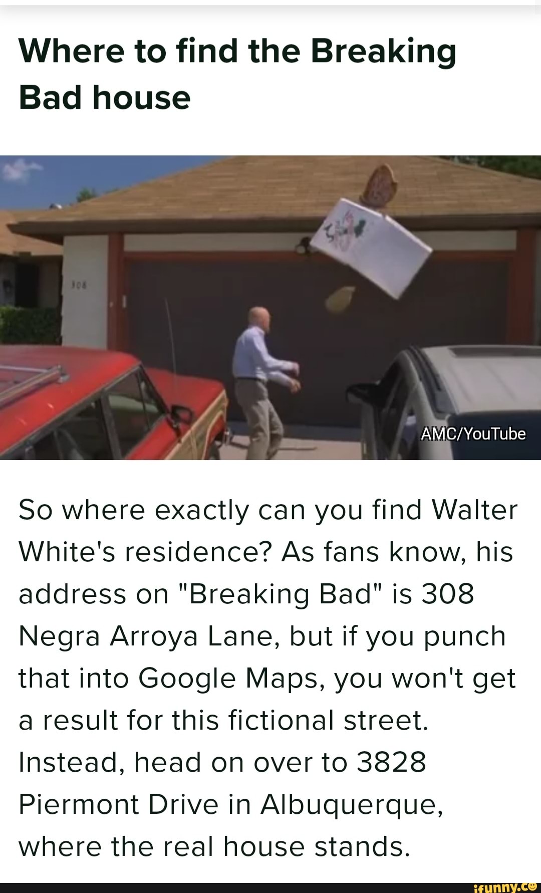 Where to find the Breaking Bad house Van YouTube So where exactly can ...
