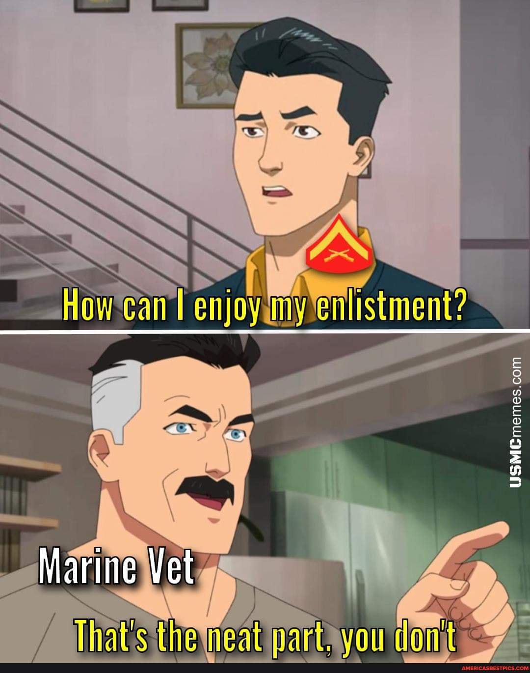 Meme 954 - How to enjoy your Enlistment - Marine Vet nes USMC men ...