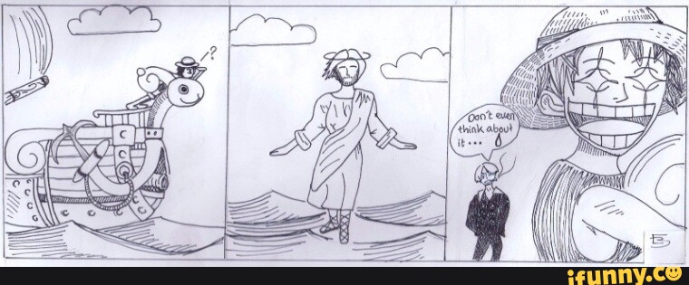 Luffy meets Jesus - iFunny