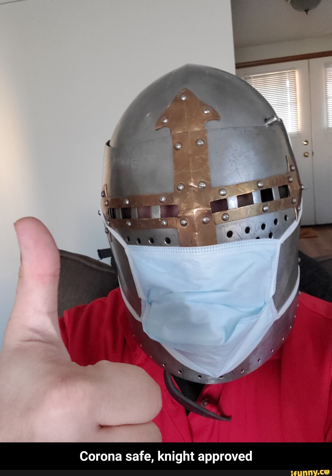 Corona safe, knight approved - Corona safe, knight approved - iFunny