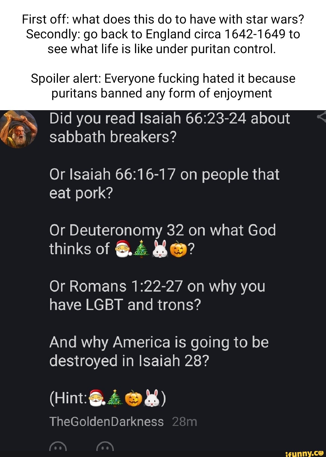 Puritans memes. Best Collection of funny Puritans pictures on iFunny