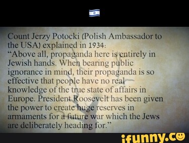 Fount Jerzy Potocki (Polish Ambassador to the USA) explained in 1 ...