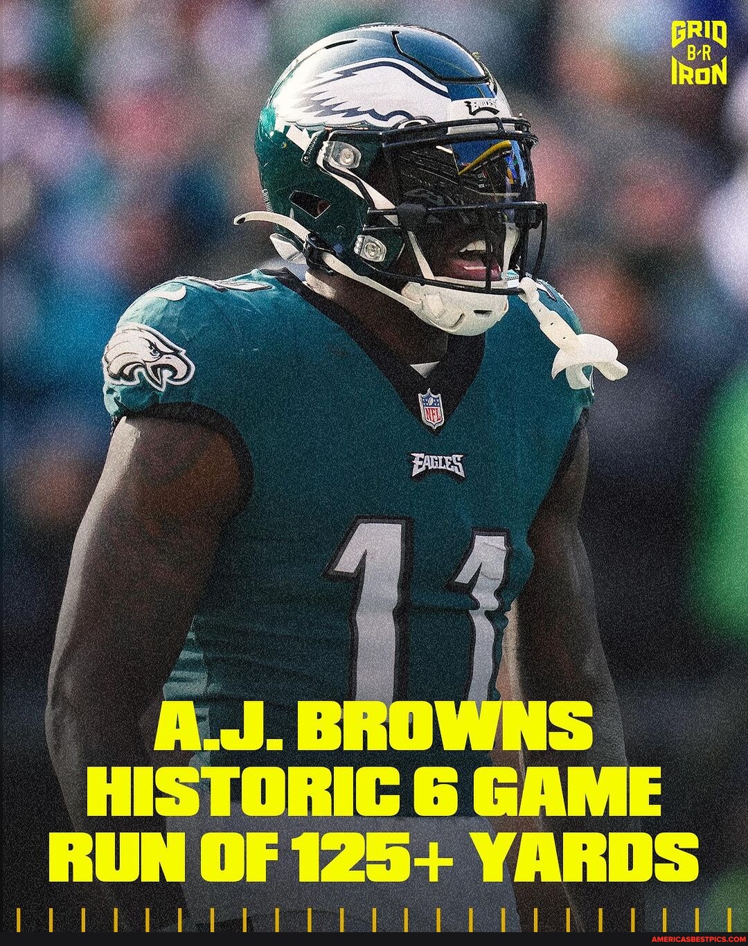 AJ Browns last six games have been next level - A.J. BROWNS HISTORIC G ...
