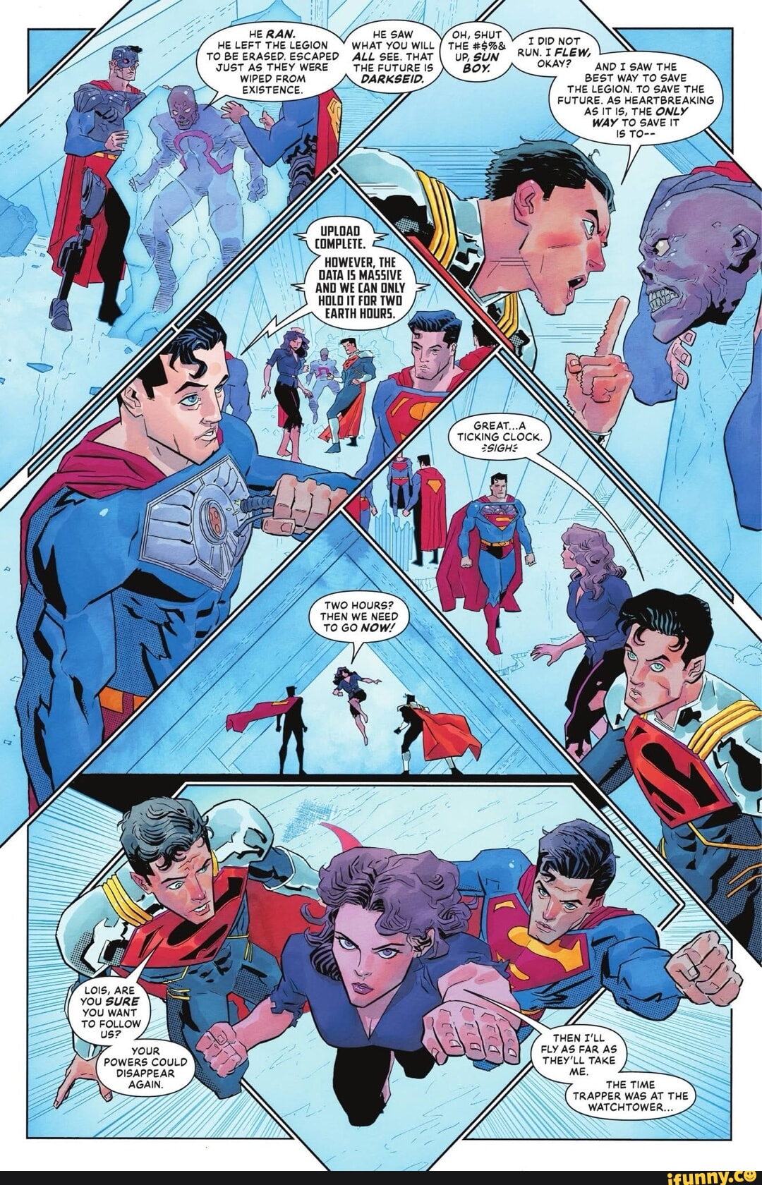 Lois, ARE YOU SURE YOU WANT TO FOLLOW us? YOUR POWERS COULD DISAPPEAR ...