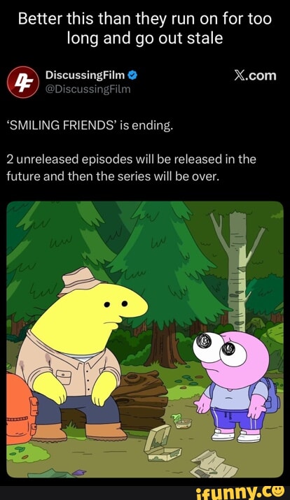 Better this than they run on for too long and go out stale X.com ...