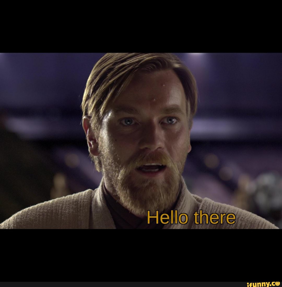 This is on the main door at the top cuz Obi Wan always has the high ...
