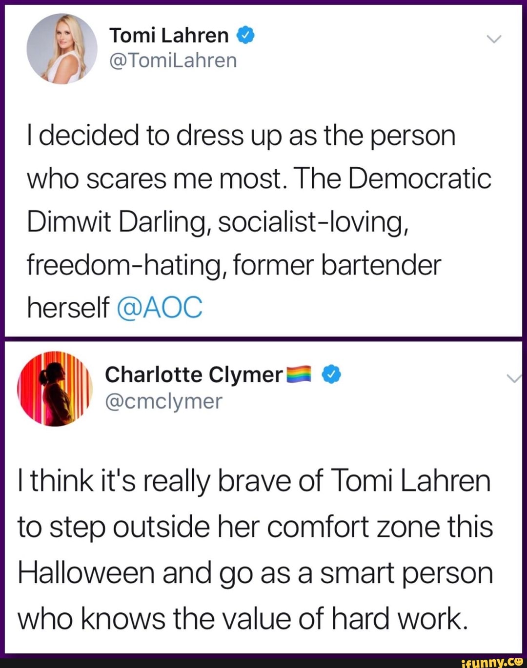 I decided to dress up as the person who scares me most. The Democratic ...